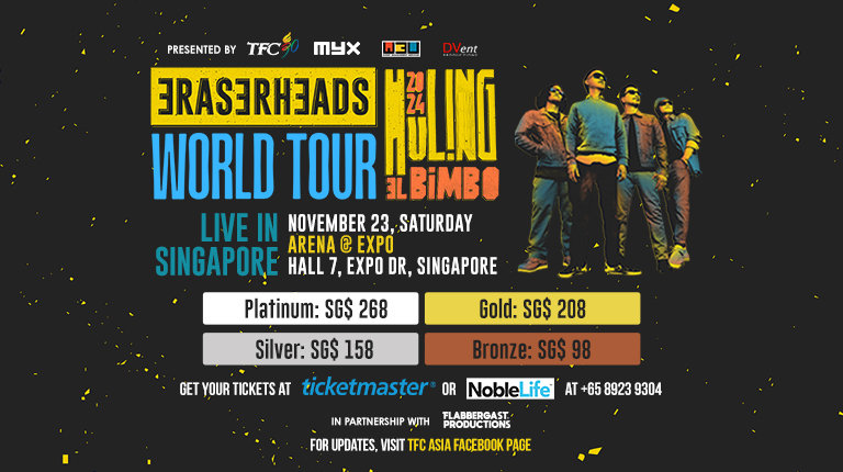 Eraserheads World Tour: Singapore | myTFC