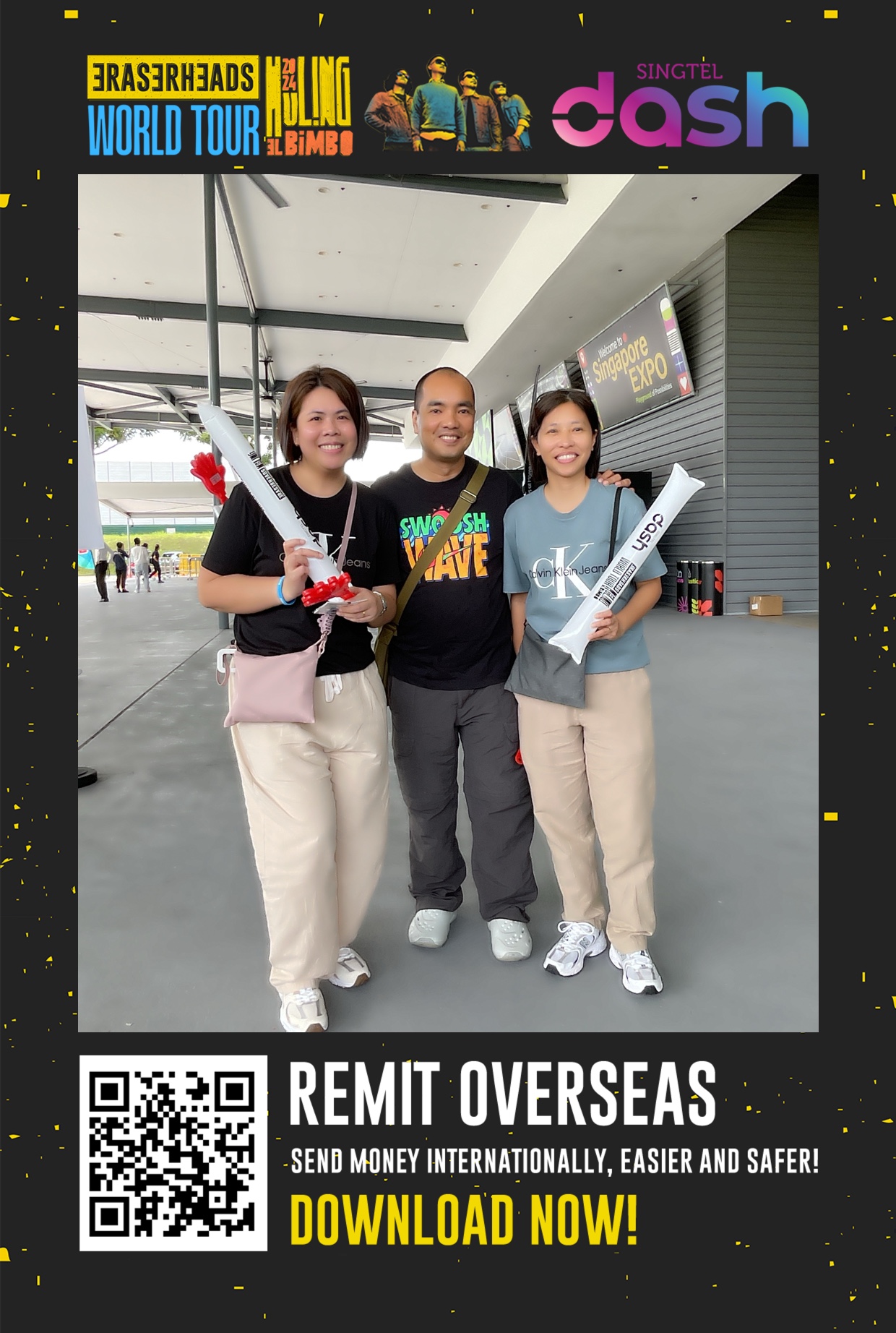 Eraserheads Singapore 2024: Singtel Dash Photo Booth | myTFC