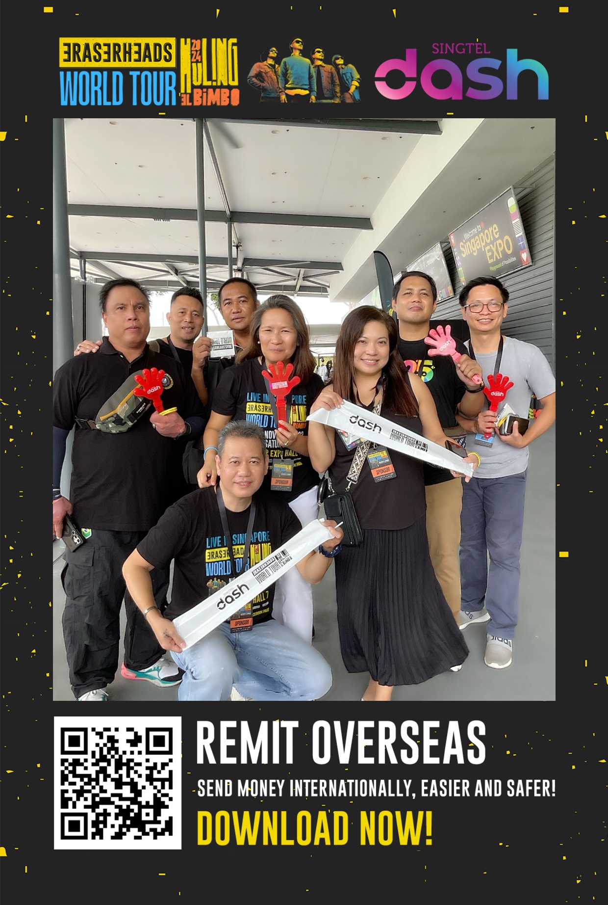 Eraserheads Singapore 2024: Singtel Dash Photo Booth | myTFC