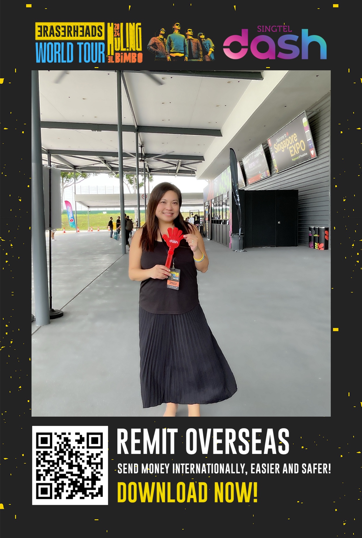 Eraserheads Singapore 2024: Singtel Dash Photo Booth | myTFC