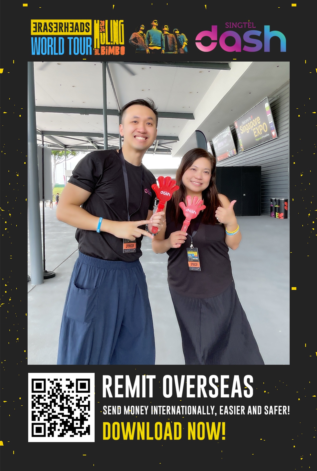 Eraserheads Singapore 2024: Singtel Dash Photo Booth | myTFC