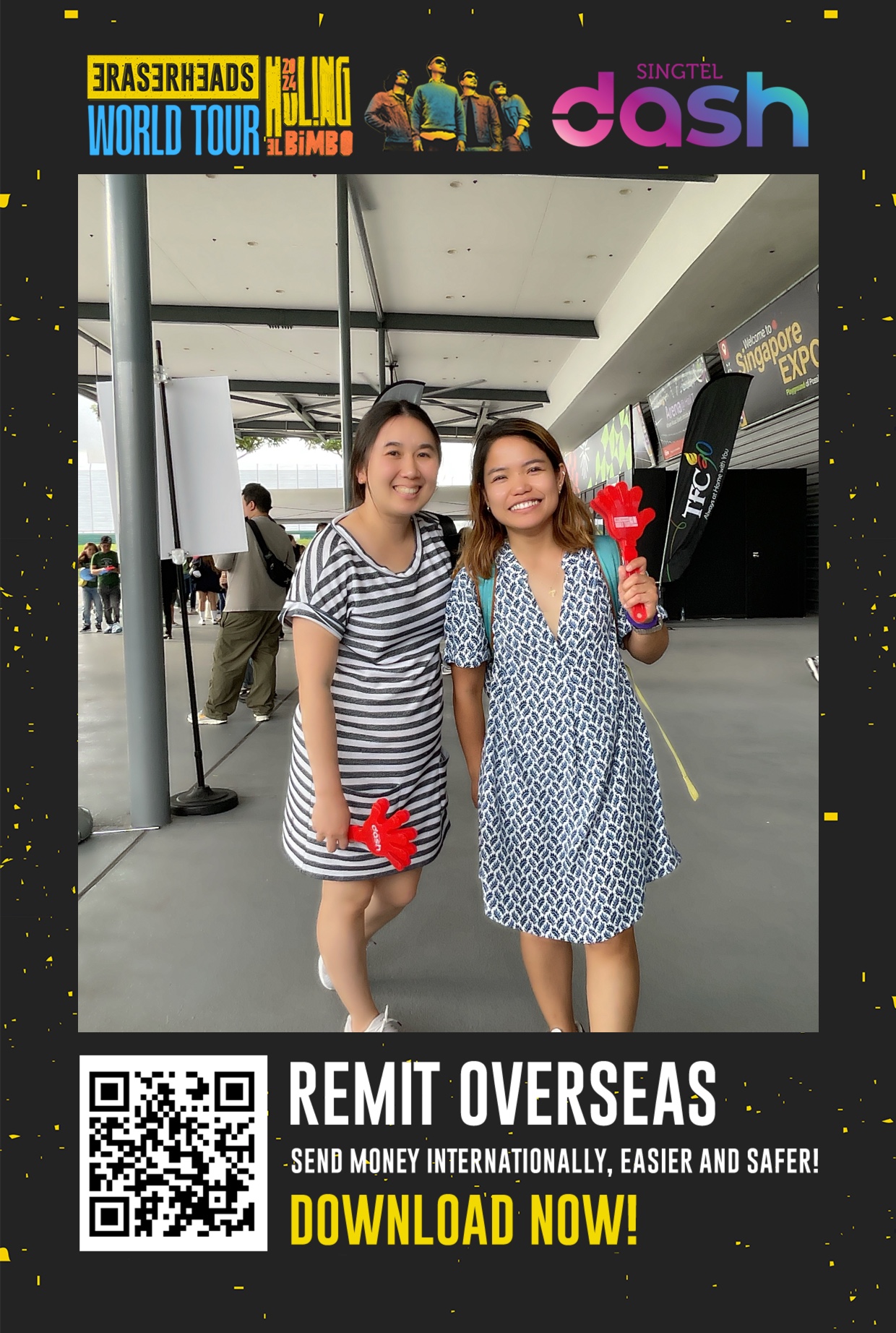 Eraserheads Singapore 2024: Singtel Dash Photo Booth | myTFC