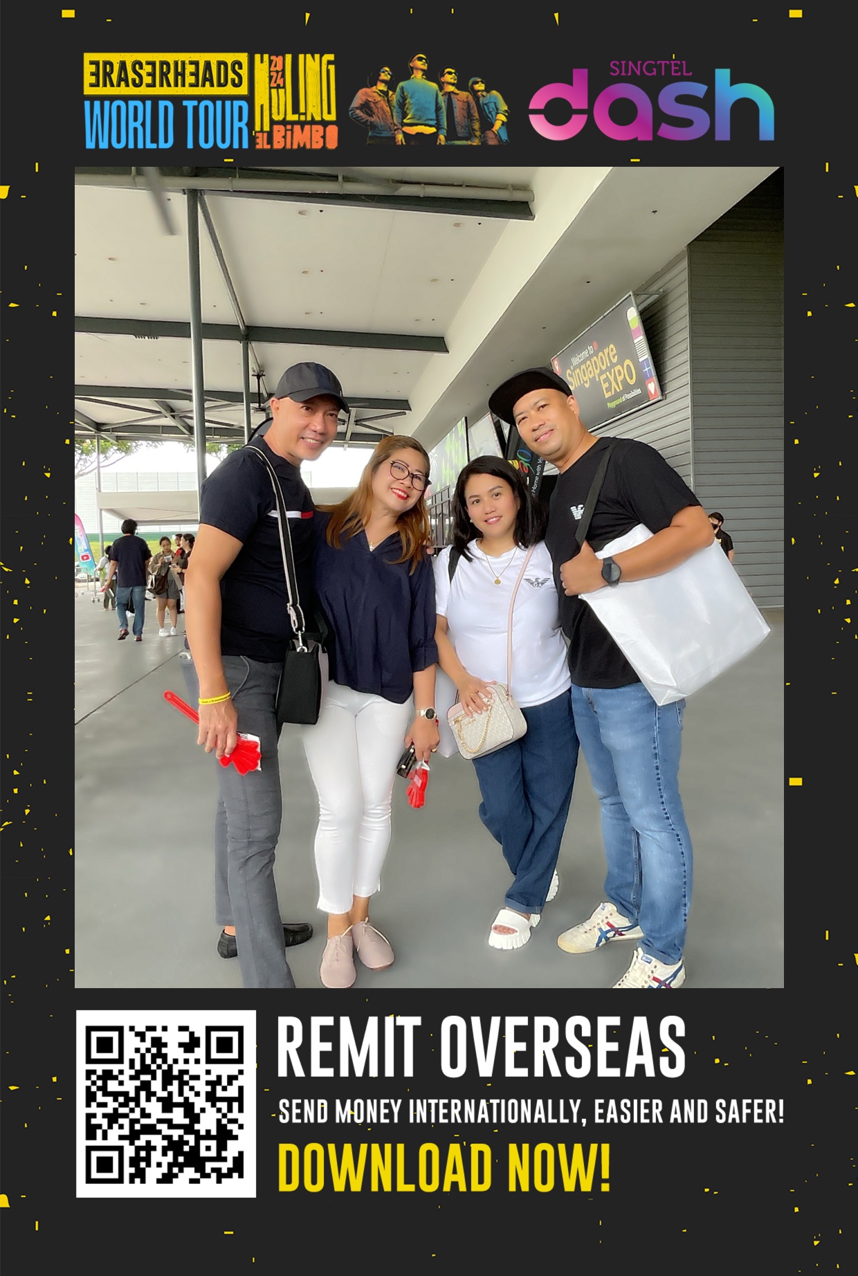 Eraserheads Singapore 2024: Singtel Dash Photo Booth | myTFC