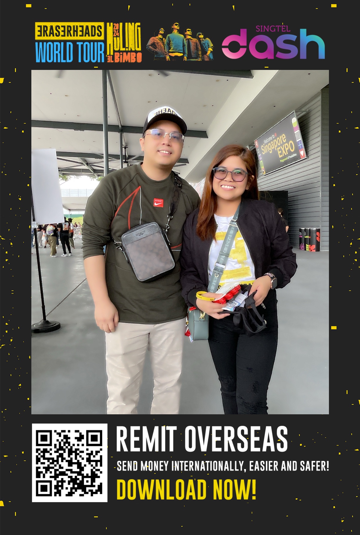 Eraserheads Singapore 2024: Singtel Dash Photo Booth | myTFC