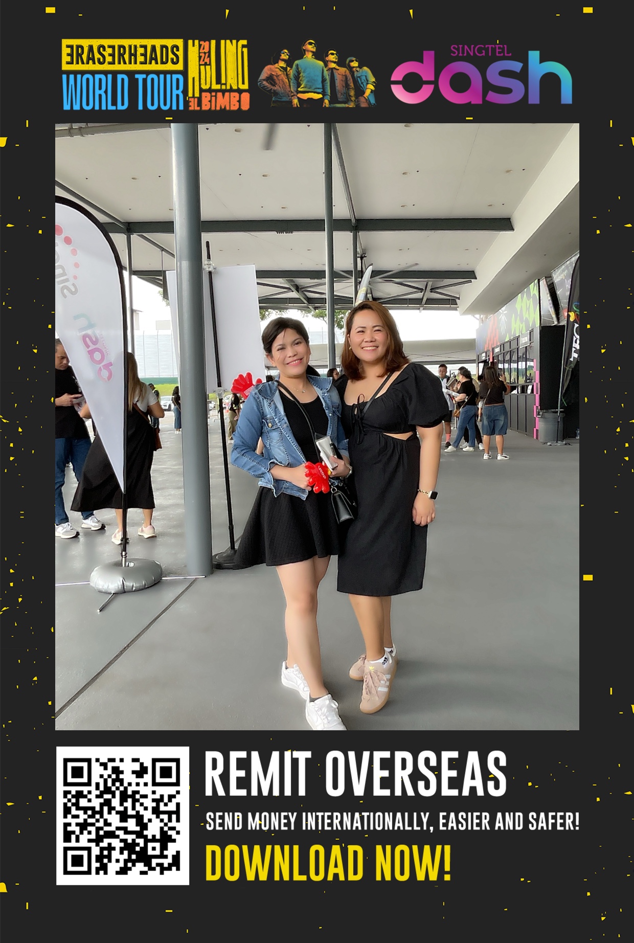 Eraserheads Singapore 2024: Singtel Dash Photo Booth | myTFC