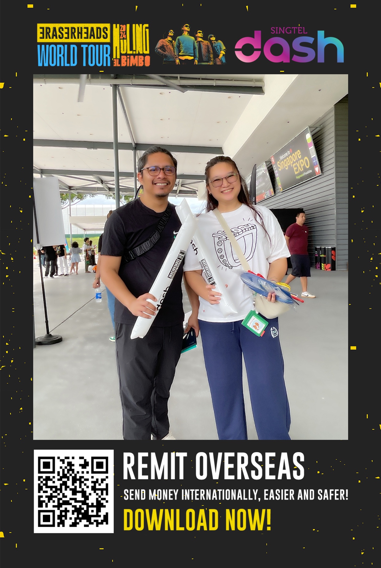 Eraserheads Singapore 2024: Singtel Dash Photo Booth | myTFC