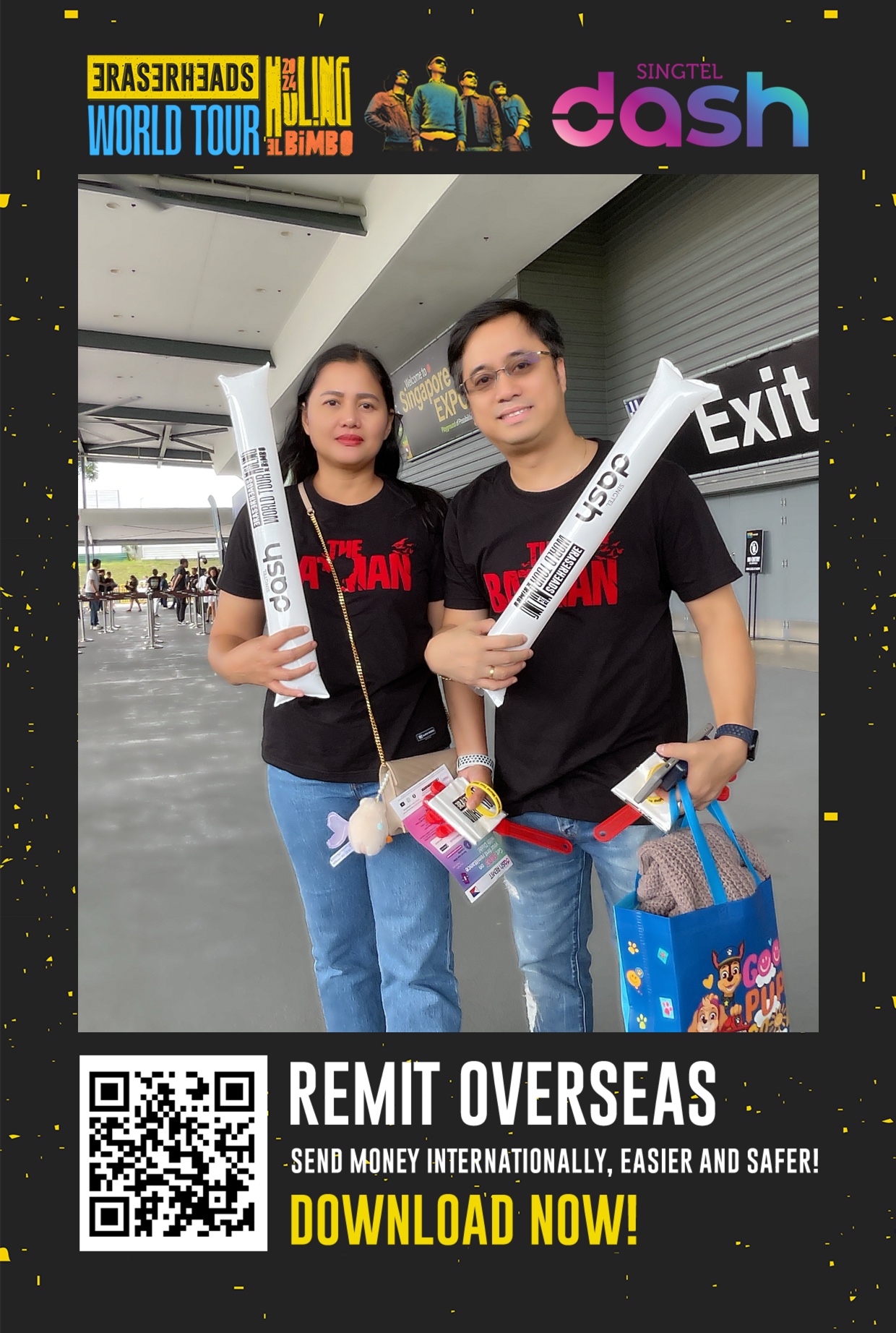 Eraserheads Singapore 2024: Singtel Dash Photo Booth | myTFC