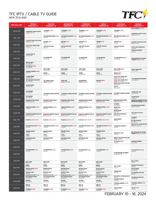 IPTV/Cable TV Guide | myTFC